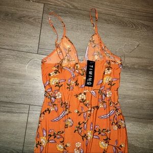 Timing | Dresses | Nwt Timing Womens Floral Slit Maxi Dress | Poshmark